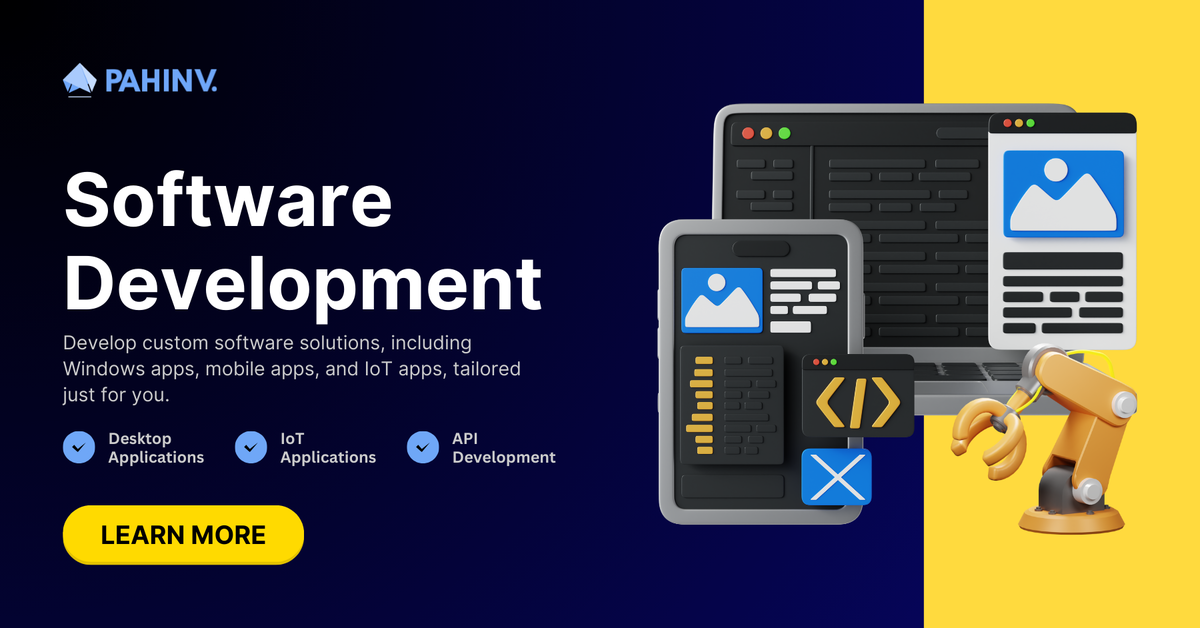 Software Development | PAHINV - Unlocking Innovation through Research-Driven Excellence